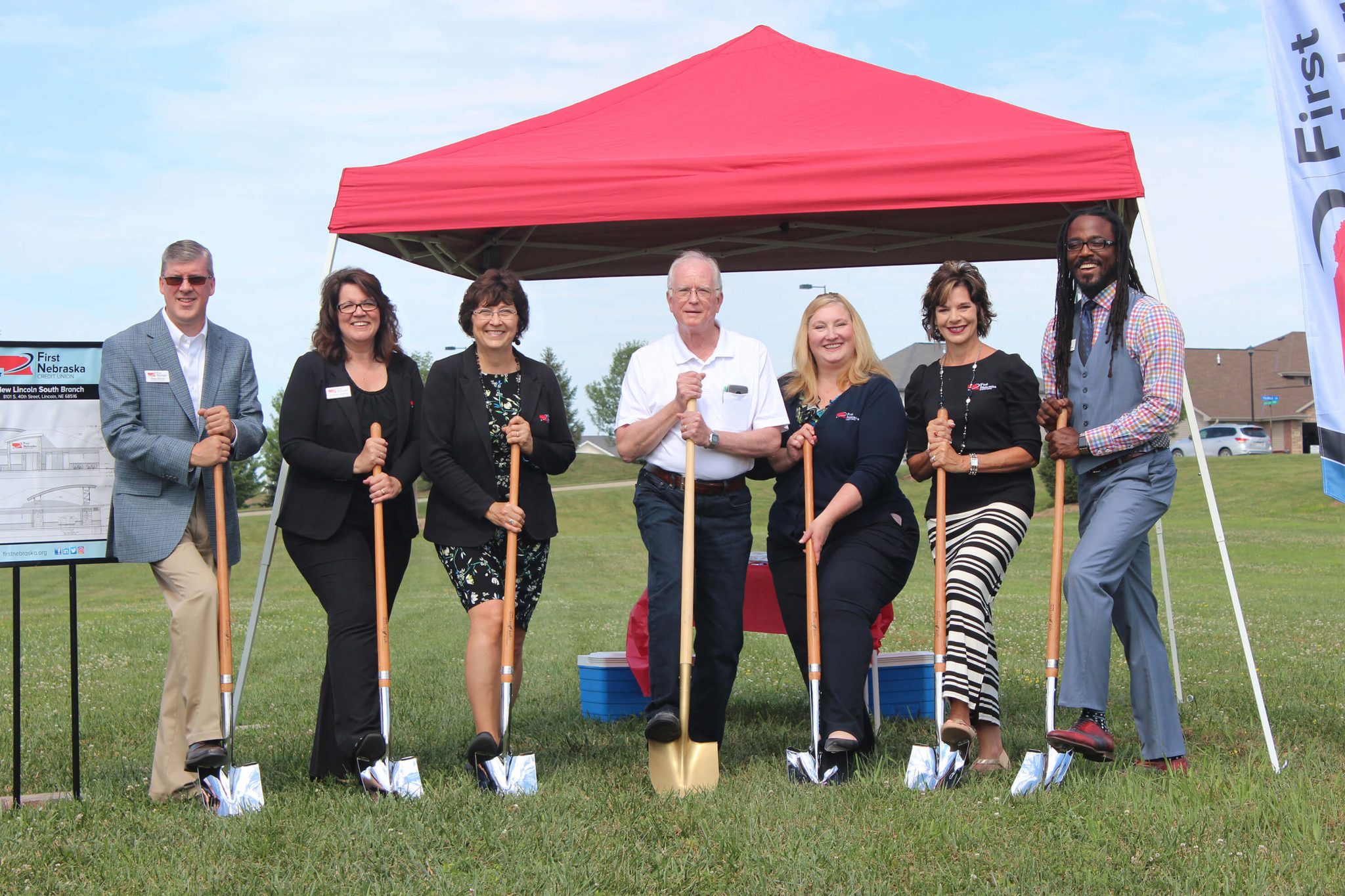 FNCU Lincoln South Groundbreaking - First Nebraska Credit Union