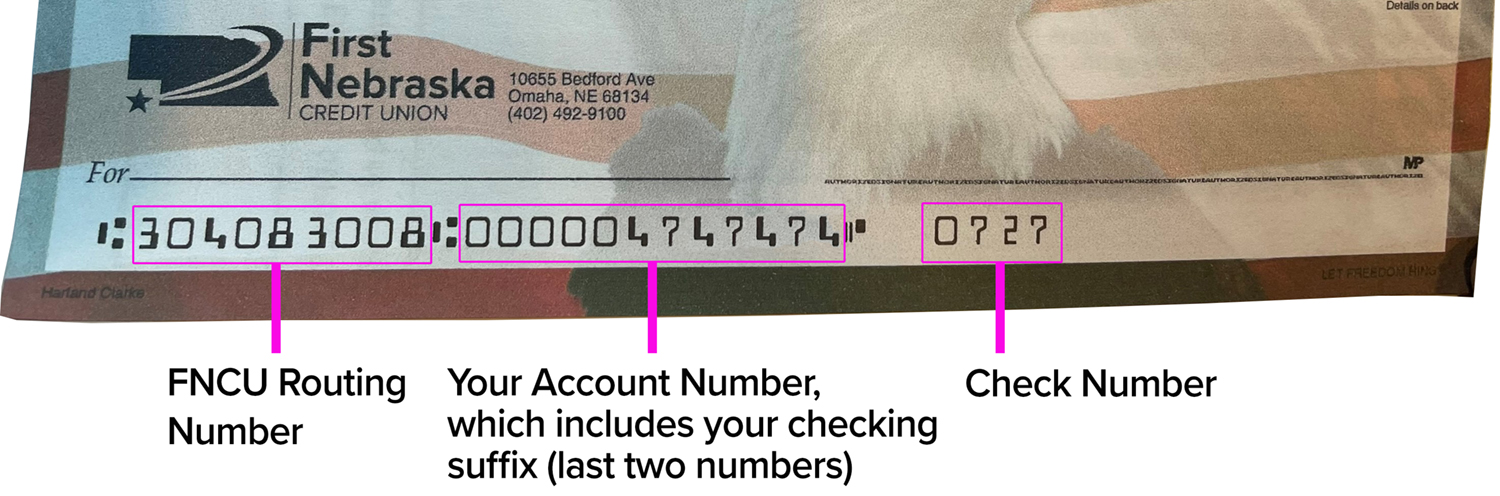 Where can I find my member number? - First Nebraska Credit Union